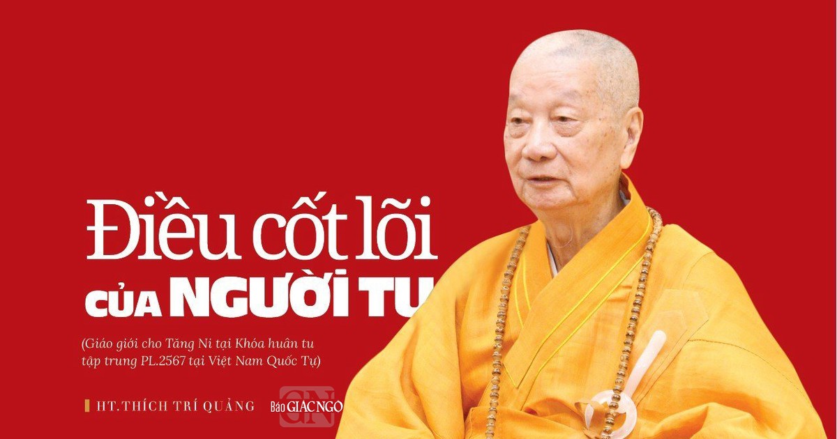 Đại lão Hòa thượng Thích Trí Quảng nói về điều cốt lõi của người tu ...